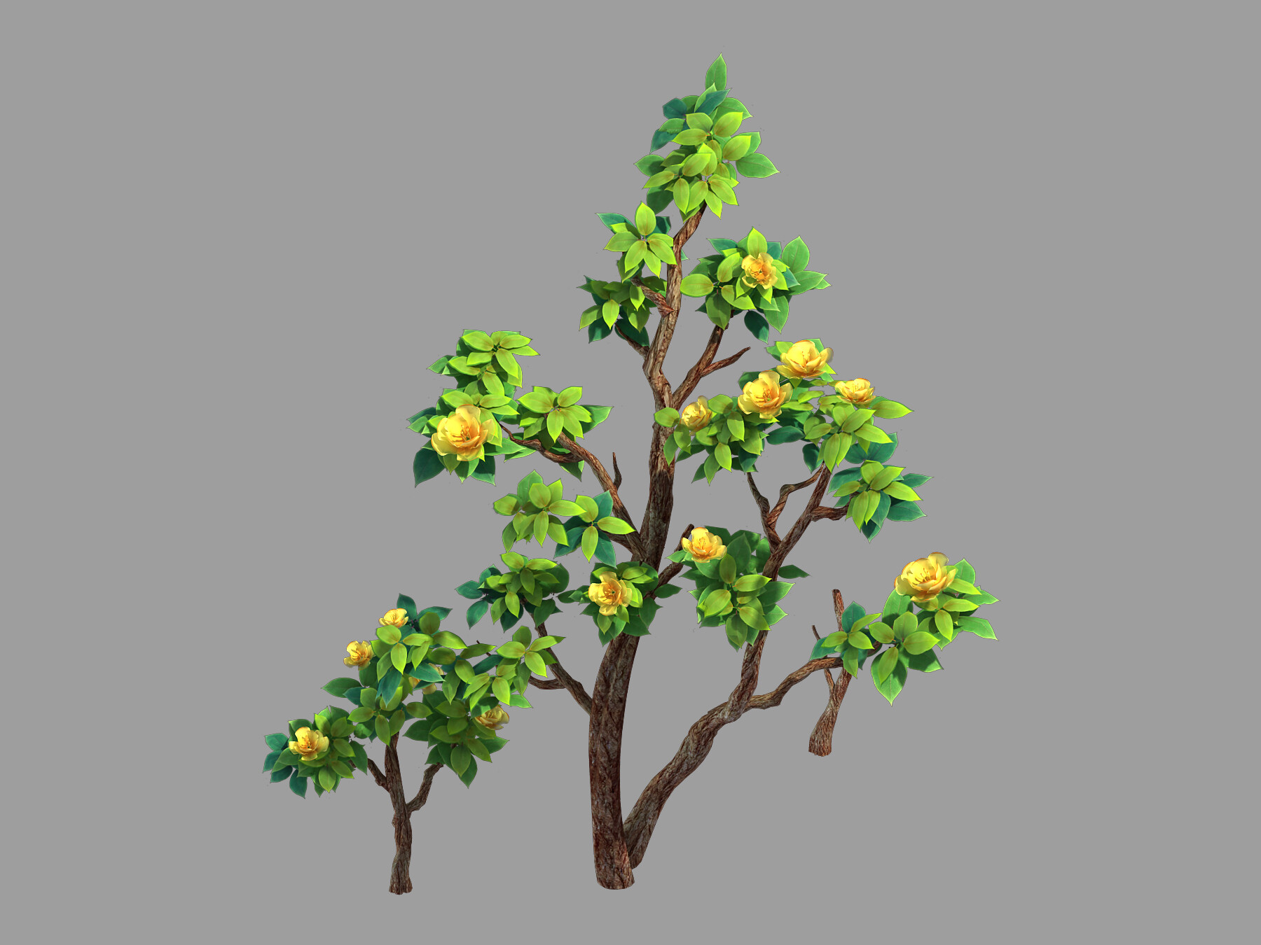ArtStation - 100 acres of forest - small tree 04 | Game Assets