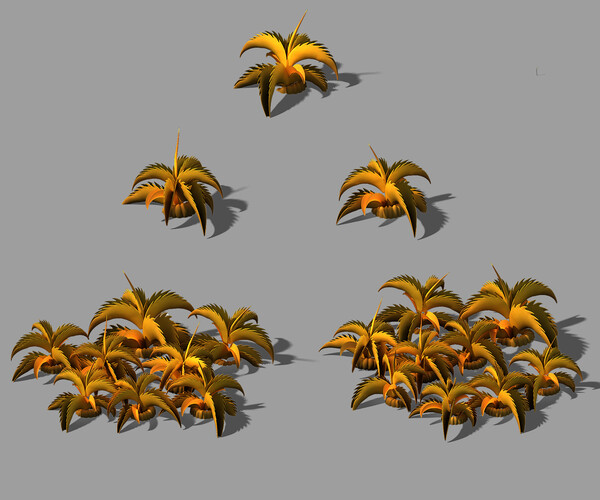 ArtStation - City - Barbed bush | Game Assets
