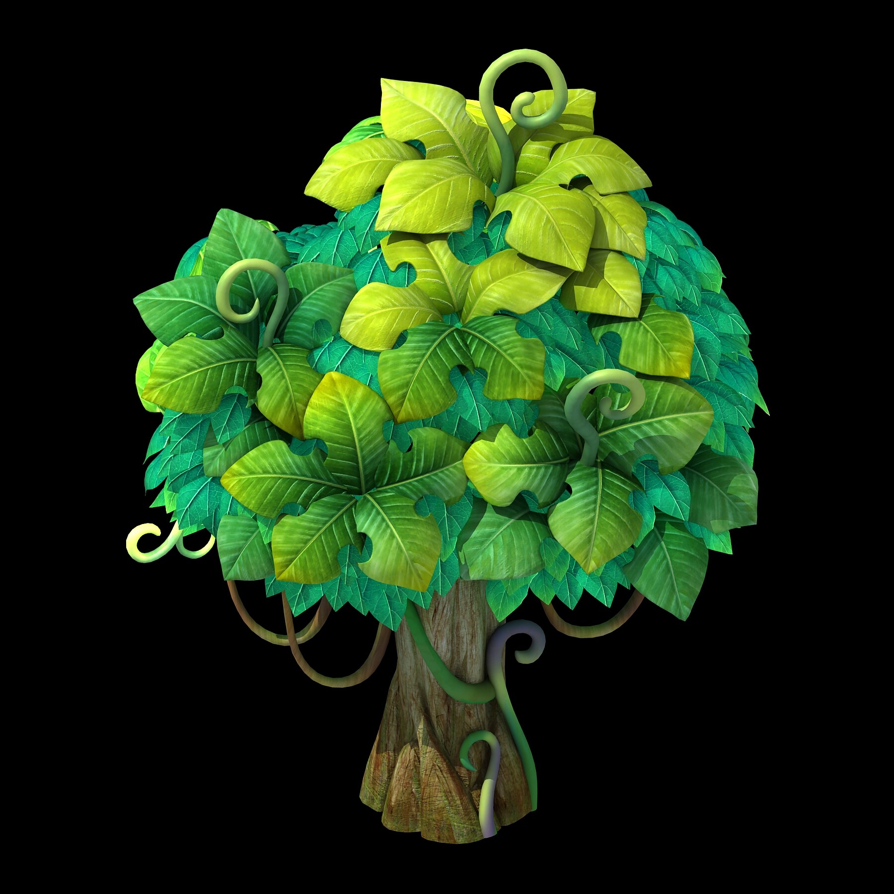 ArtStation - main city - trees | Game Assets