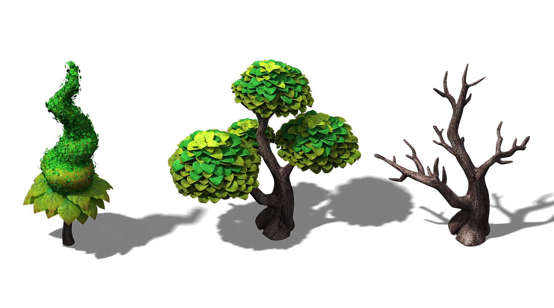 ArtStation - main city - tree combination 04 | Game Assets