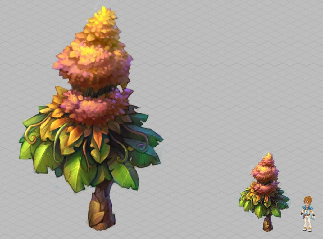 ArtStation - main city - tree combination 05 | Game Assets