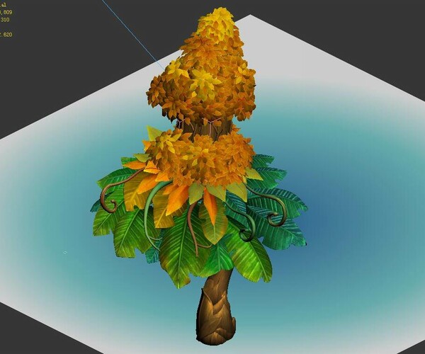 ArtStation - main city - tree combination 05 | Game Assets