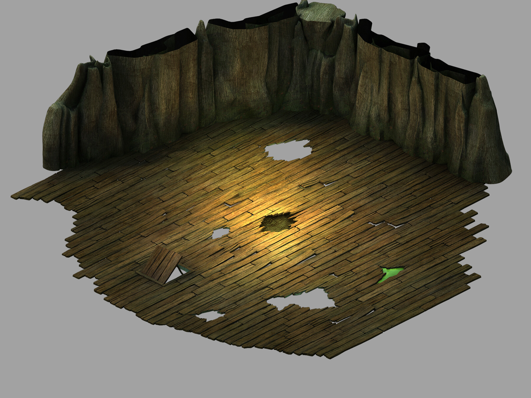 ArtStation - Fernnor Tree Cave - Floor 02 | Game Assets