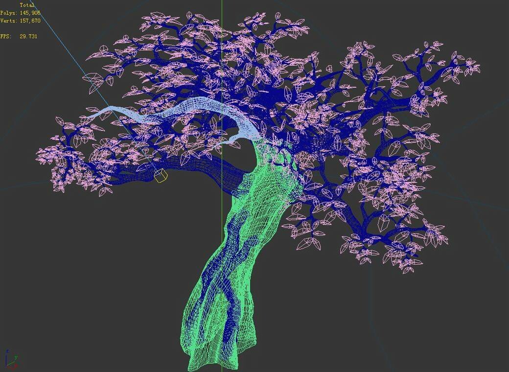 ArtStation - Fernnor Tree Cave - Tree 02 | Game Assets