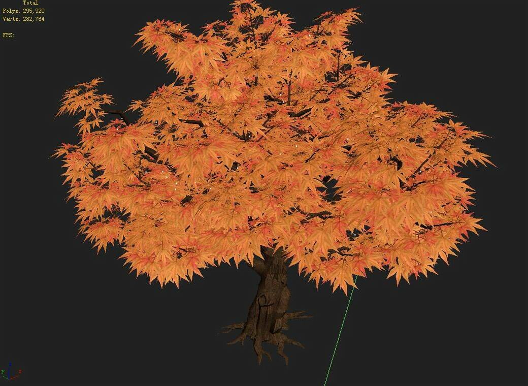 ArtStation - Red Plant - Maple 32 | Game Assets