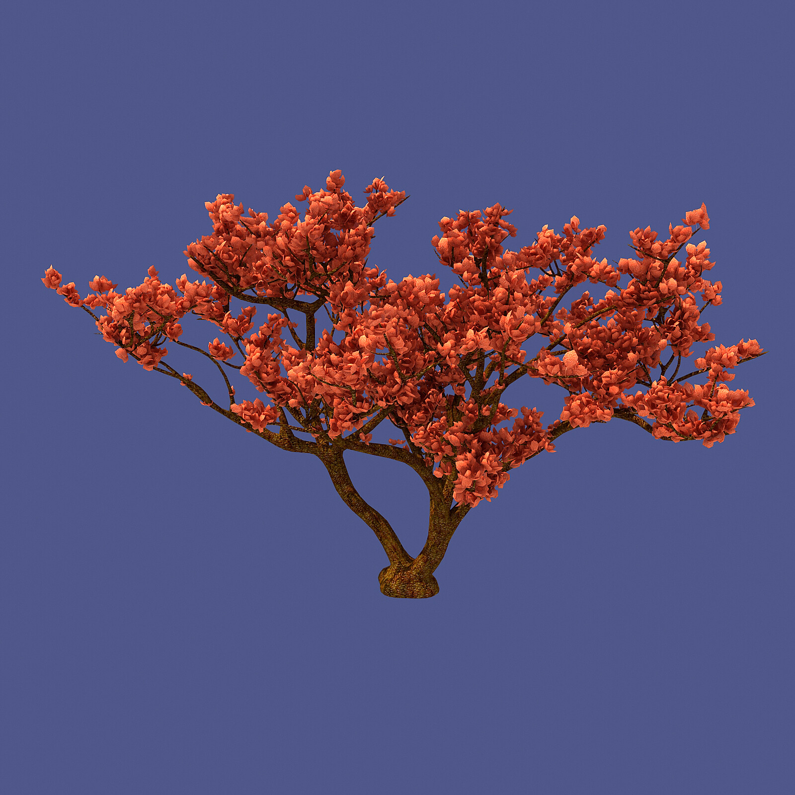 ArtStation - Red Plant - Tree 03 | Game Assets