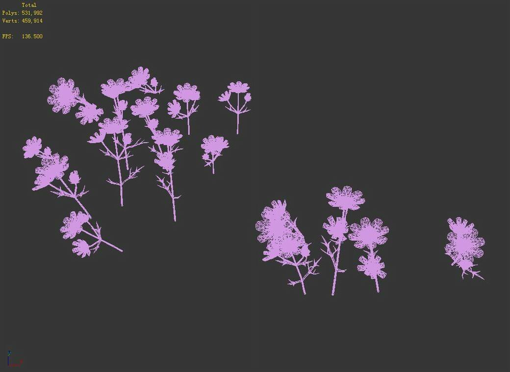 ArtStation - Yellow Flowers 03 | Game Assets