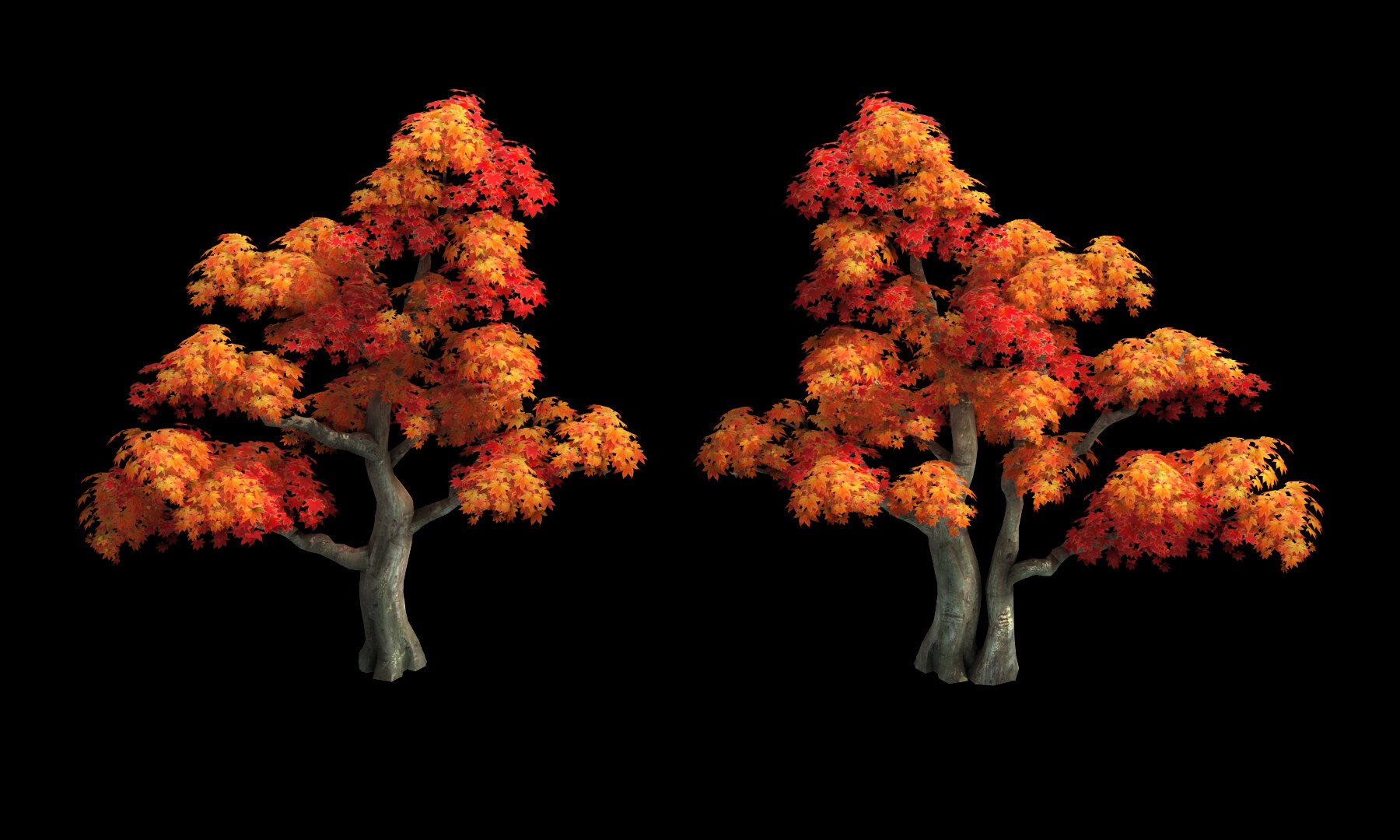 ArtStation - Forest - Maple Trees 97 | Game Assets