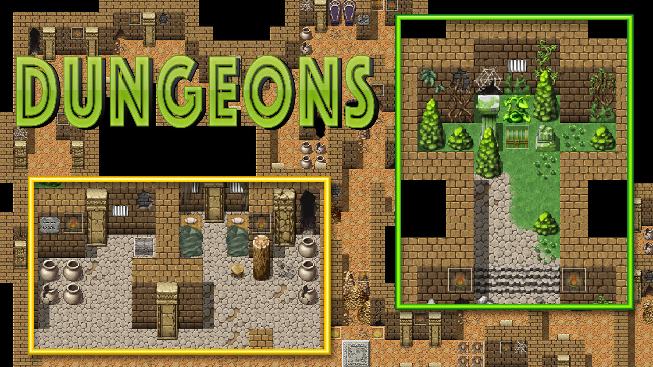 Leonardo Ciavarella - DUNGEONS (RPG MAKER Map Presets)