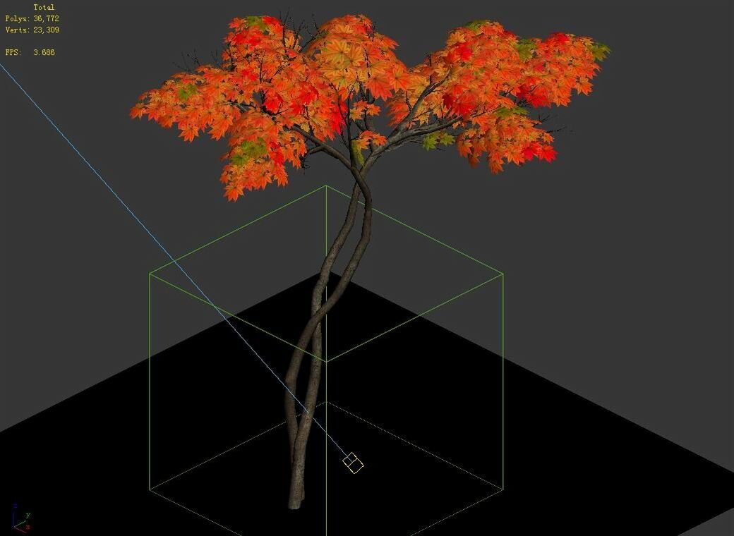 ArtStation - Forest - Red Tree 04 | Game Assets