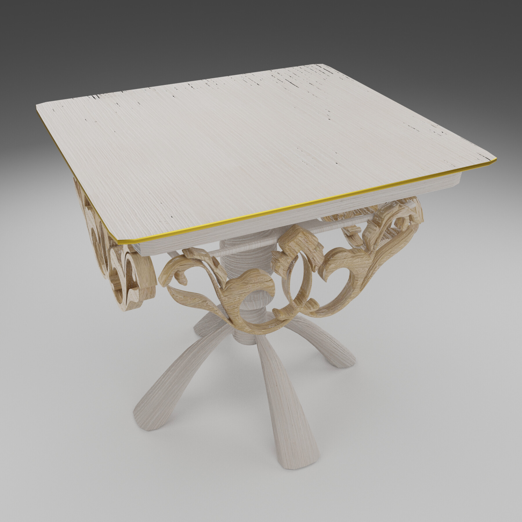 ArtStation - Table with patterns for unreal engine 4 PBR Low-poly 3D ...