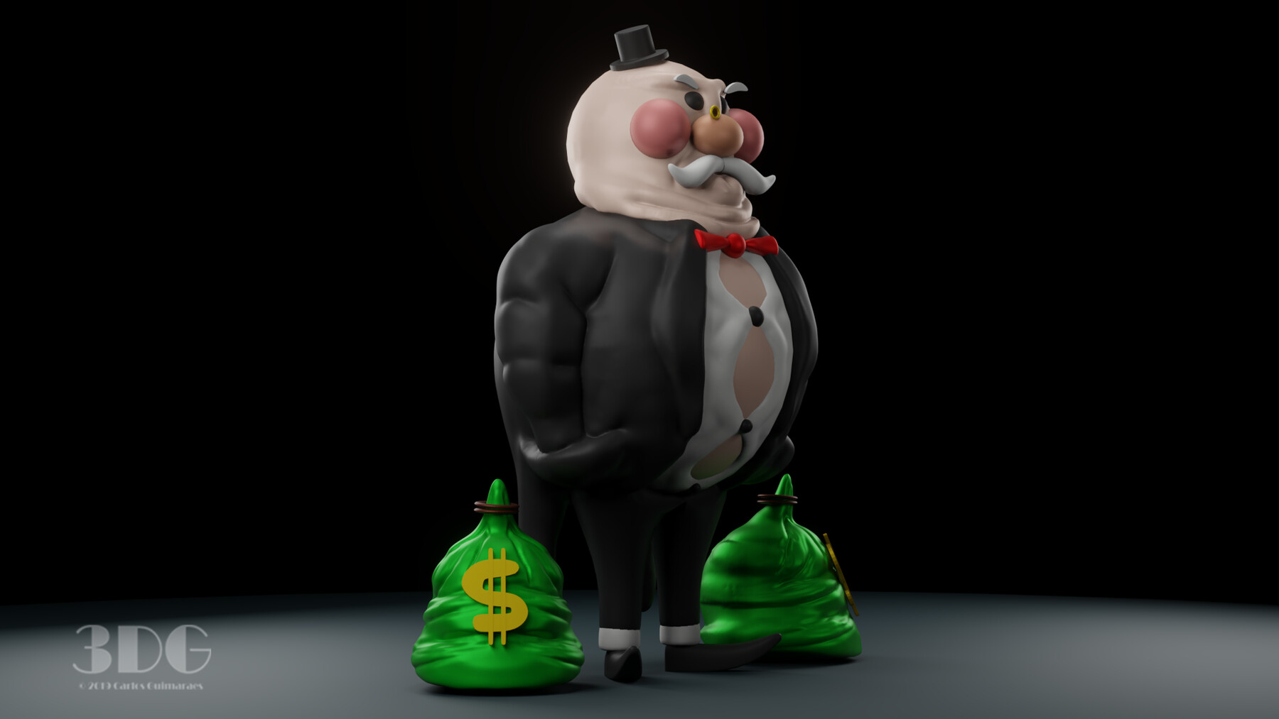 ArtStation - Monopoly Guy Sculpt | Resources