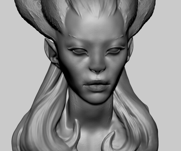 ArtStation - Fantasy Female Head 06 | Resources
