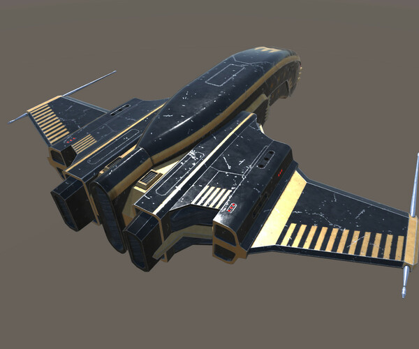 ArtStation - Spaceship Dagger Type 1 Merged Pack | Resources