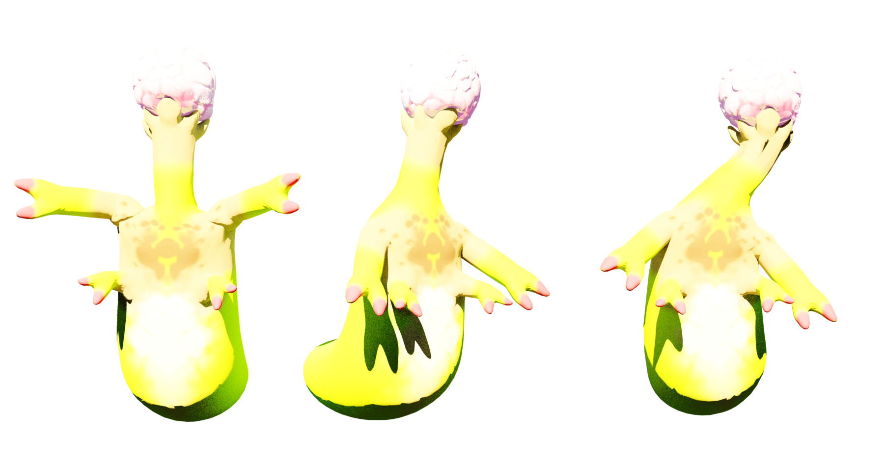 ArtStation - Alien blender character rigged | Game Assets