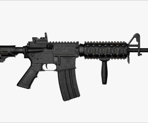 ArtStation - M4 Carbine Assault Rifle | Game Assets