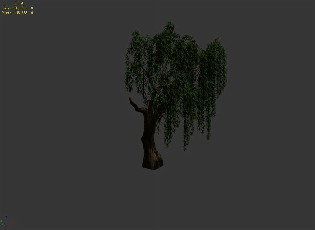 ArtStation - Forest Plant - Willow 92 | Game Assets