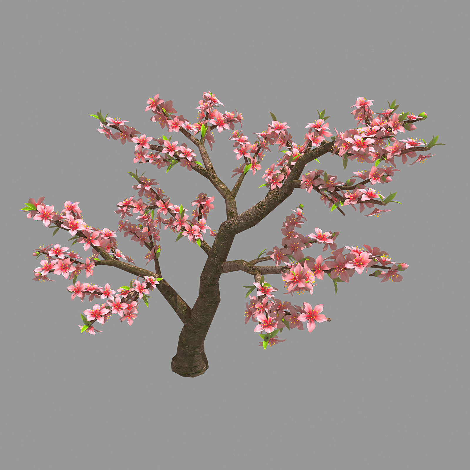 ArtStation - Trees - Peach Trees 23 | Game Assets