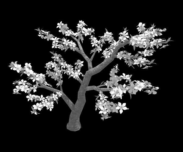 ArtStation - Trees - Peach Trees 23 | Game Assets