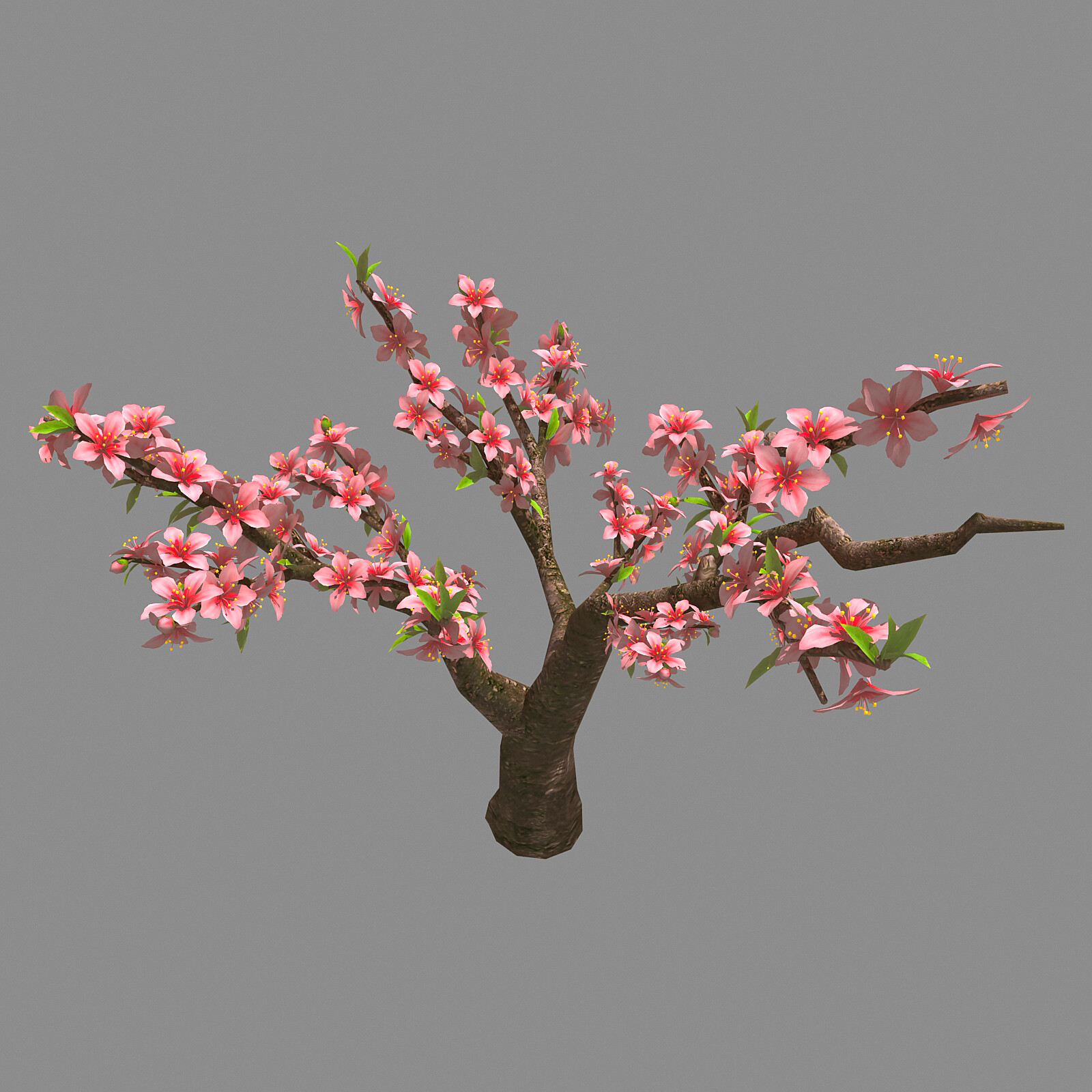 ArtStation - Trees - Peach 25 | Game Assets