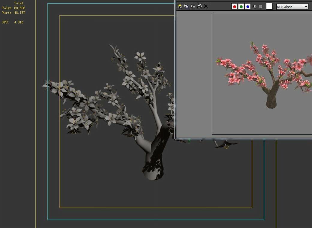 ArtStation - Trees - Peach 25 | Game Assets