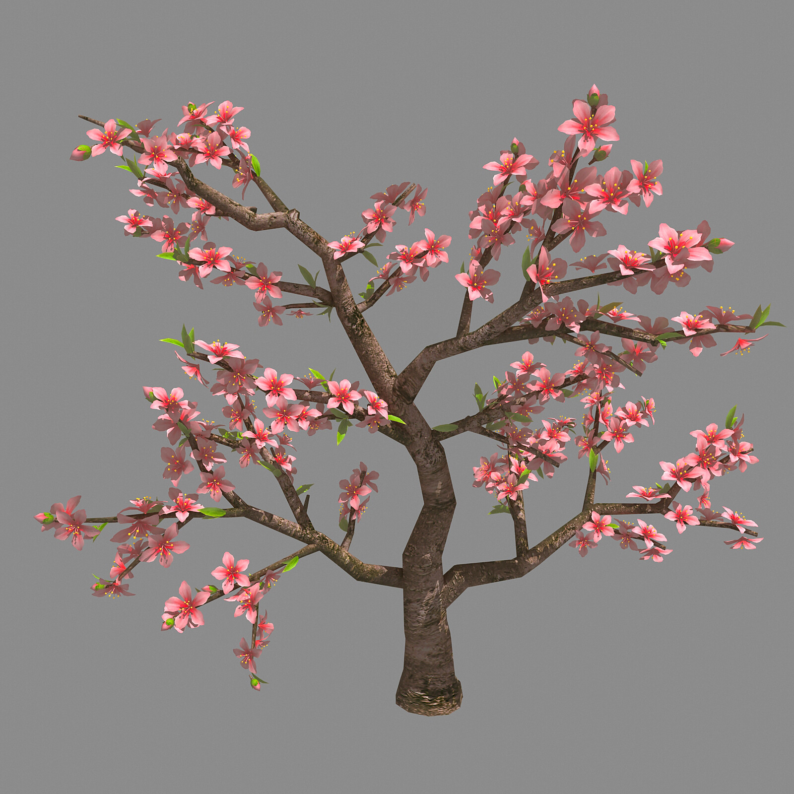 ArtStation - Trees - Peach 27 | Game Assets