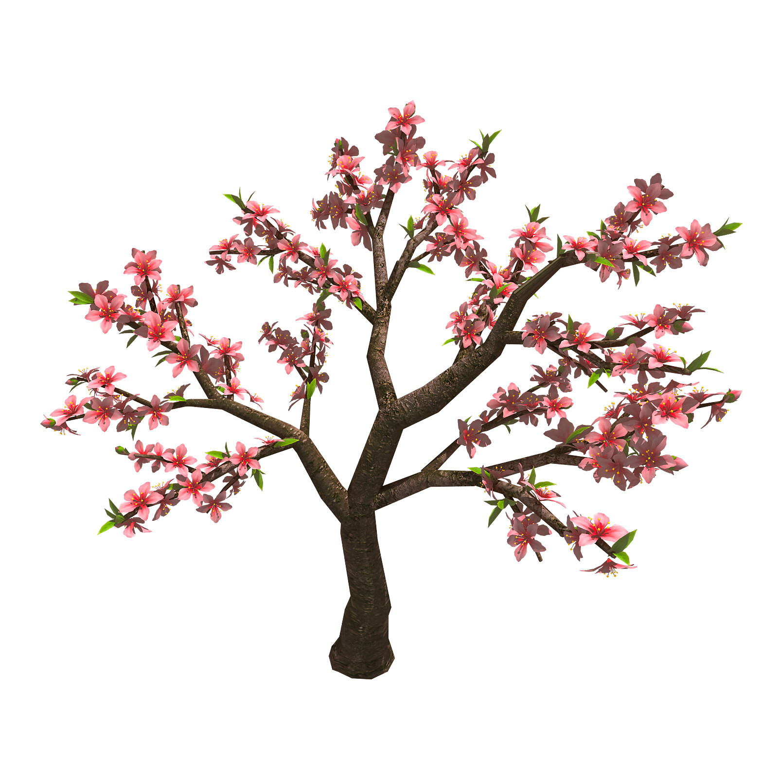 ArtStation - Trees - Peach 28 | Game Assets