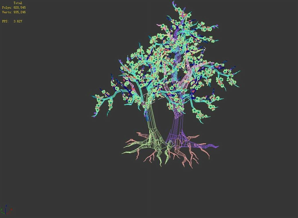 ArtStation - Peach Tree 336 | Game Assets