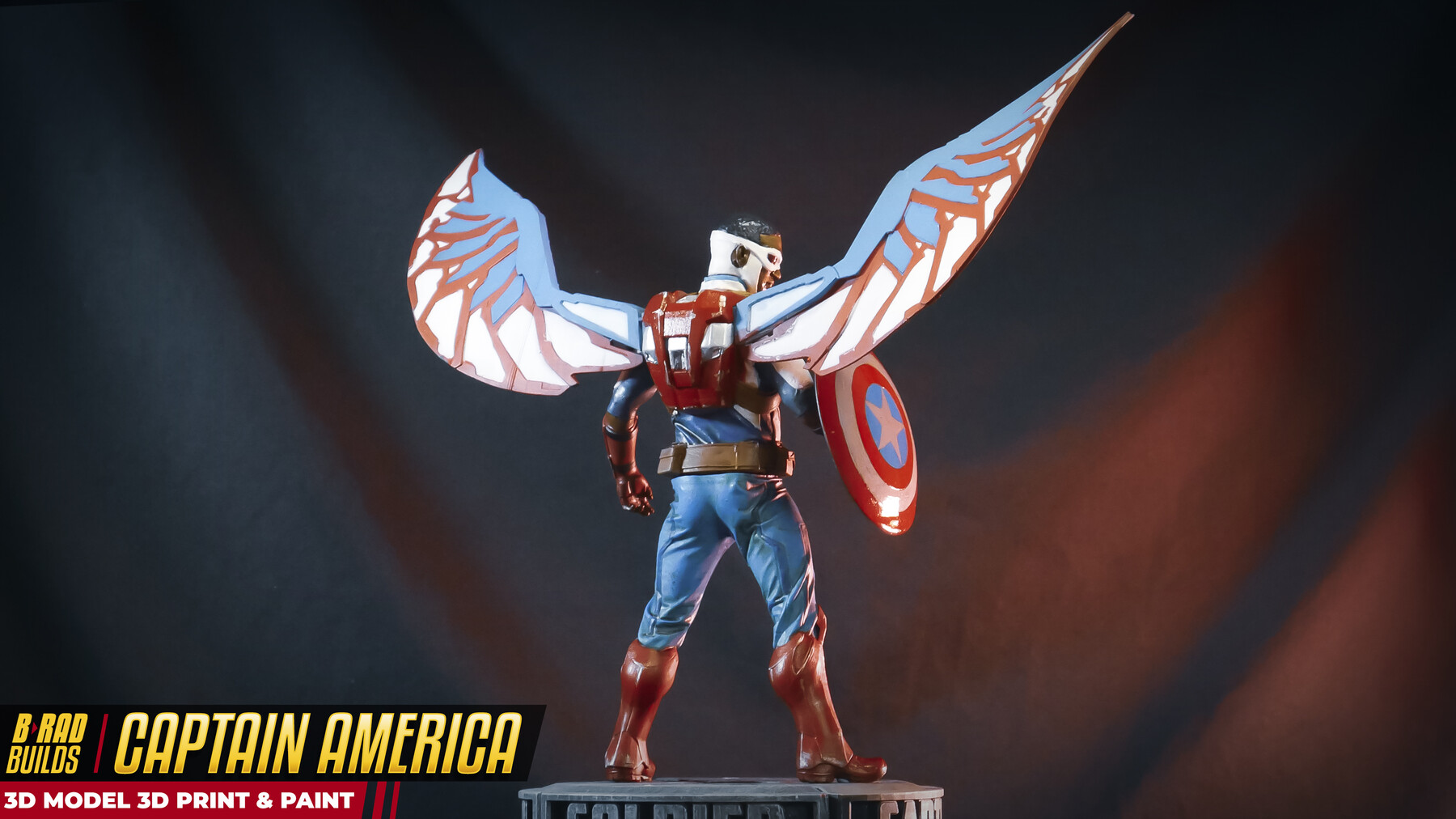 ArtStation - 3D Printable CAPTAIN AMERICA STL Model | Game Assets