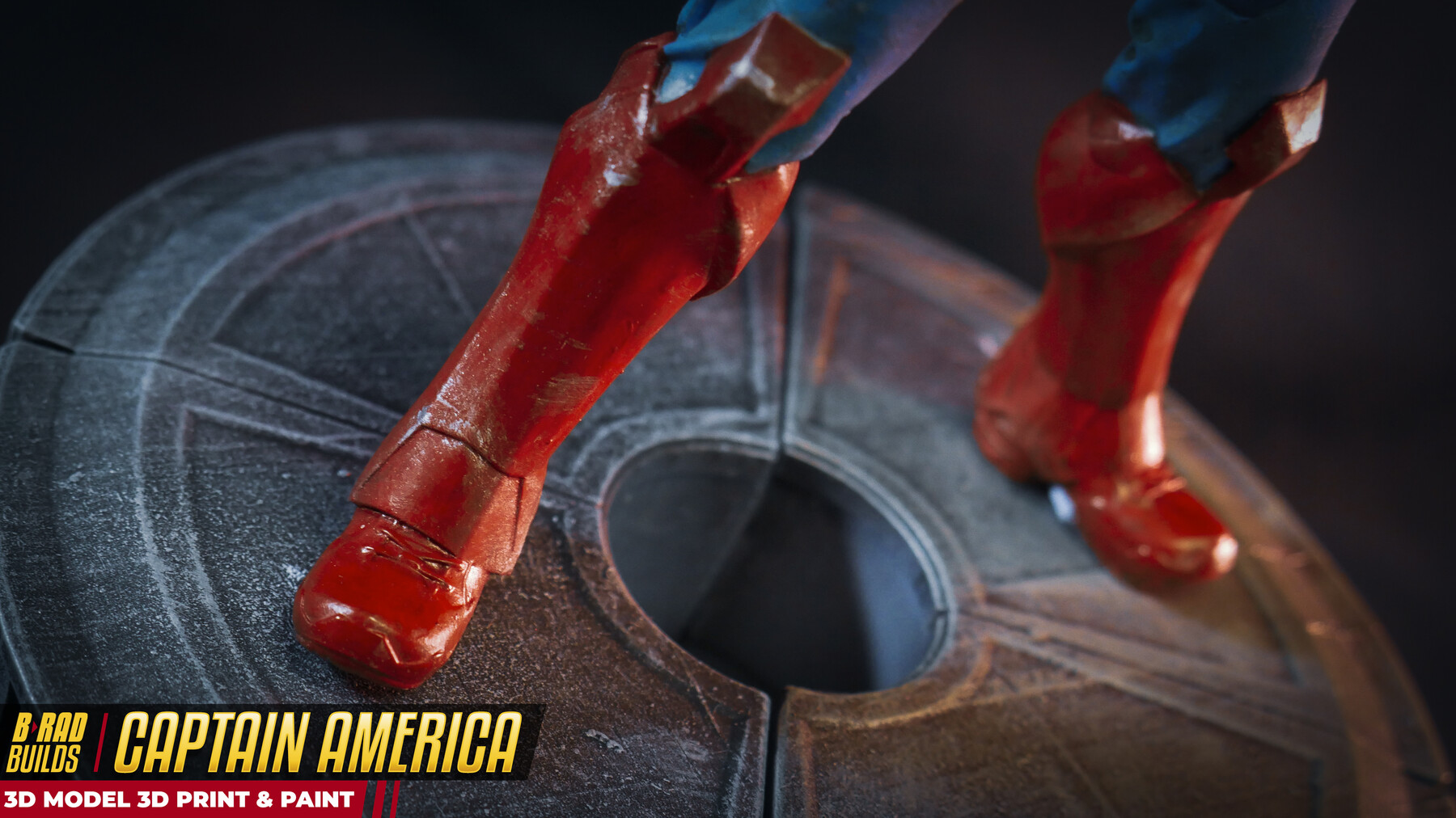 ArtStation - 3D Printable CAPTAIN AMERICA STL Model | Game Assets