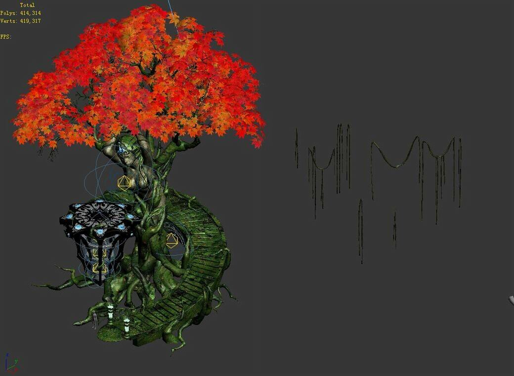 ArtStation - Leprechaun Forest - Tree Shrine 02 | Game Assets