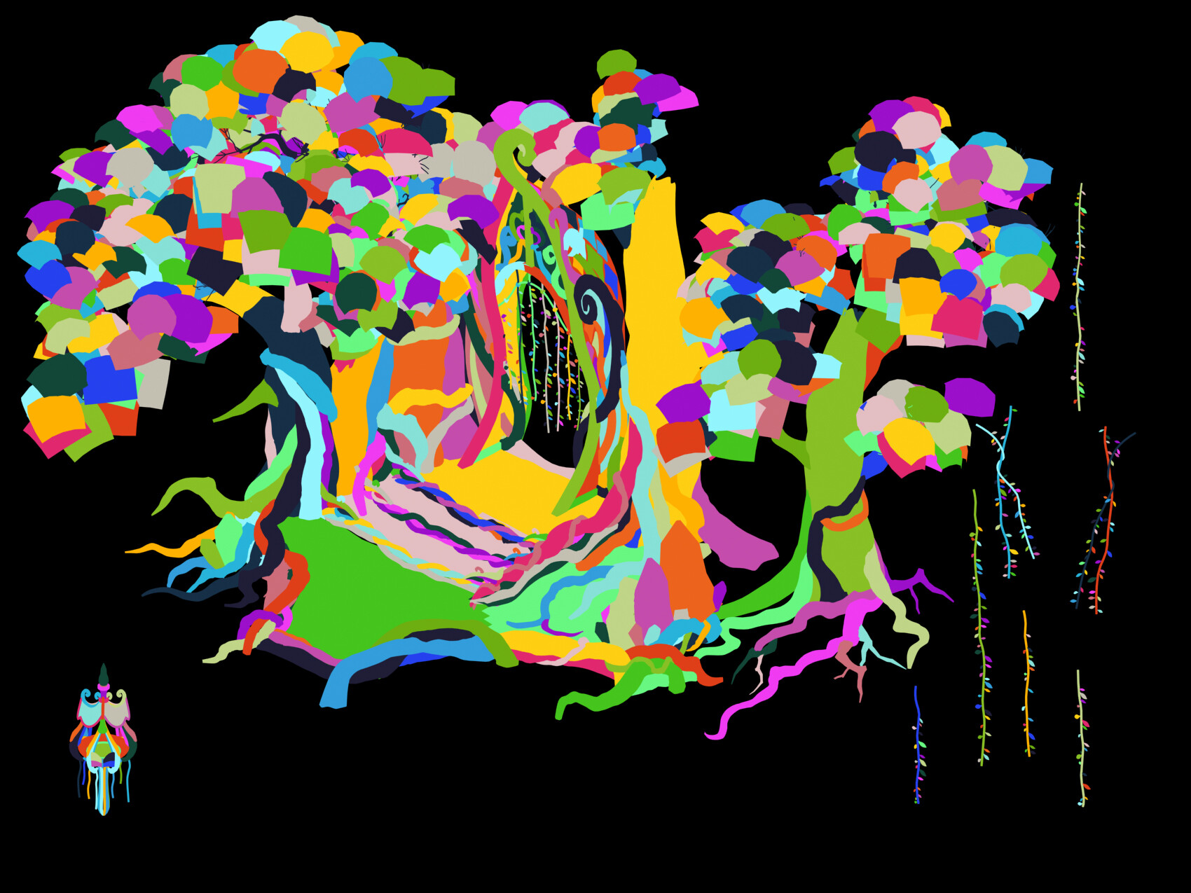 ArtStation - Leprechaun Forest - Tree Miracle 01 | Game Assets