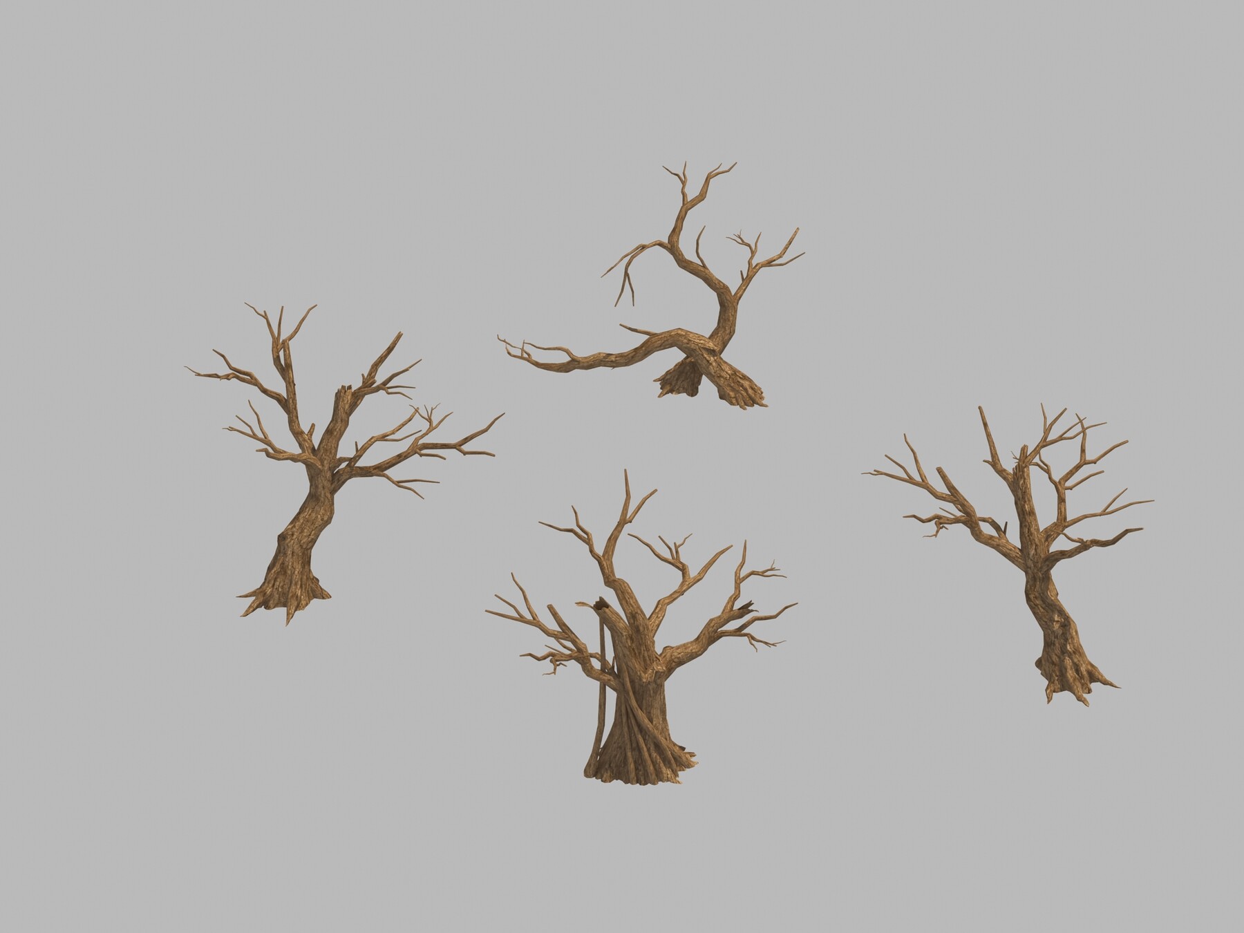 ArtStation - Primitive Desert - Dry Tree 06 | Game Assets
