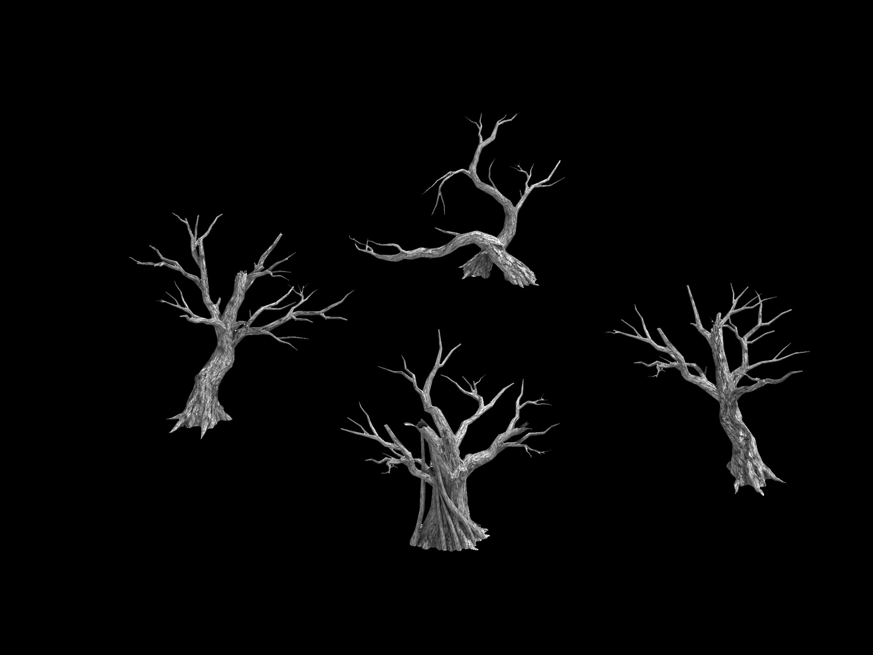 ArtStation - Primitive Desert - Dry Tree 06 | Game Assets