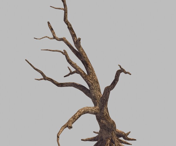 ArtStation - Original - Desert - Three Dry Trees 02 | Game Assets