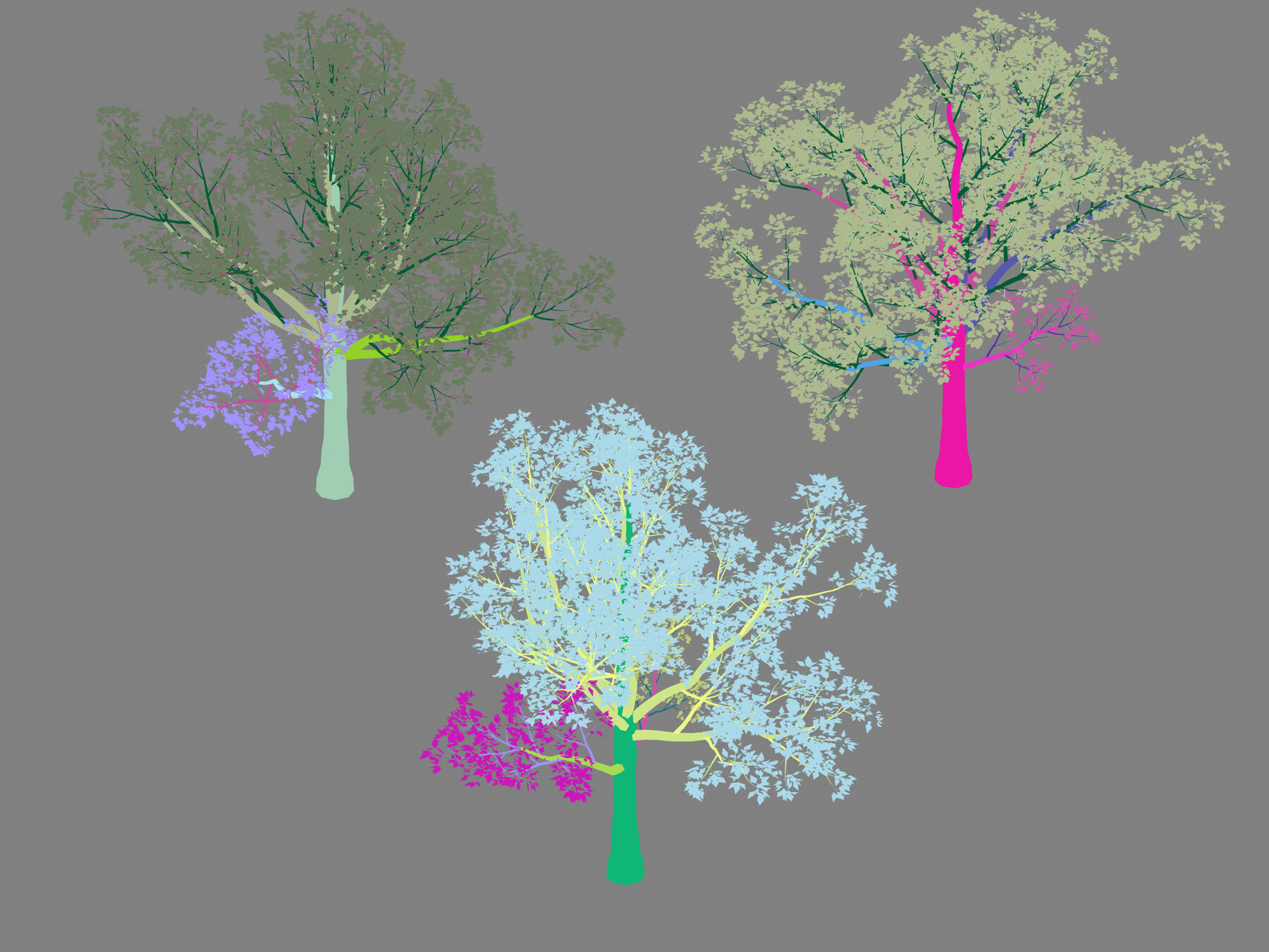 ArtStation - Moon Temple - Cherry Blossom Tree 01 | Game Assets