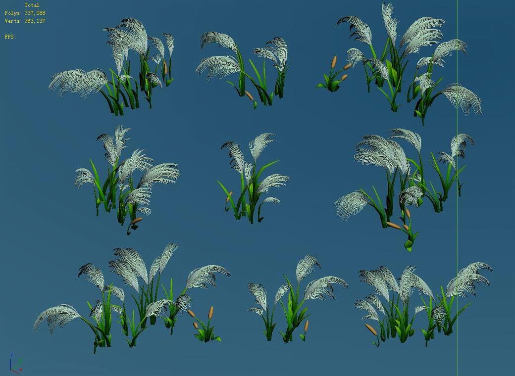 ArtStation - Yunmengze - Setaria 21 | Game Assets