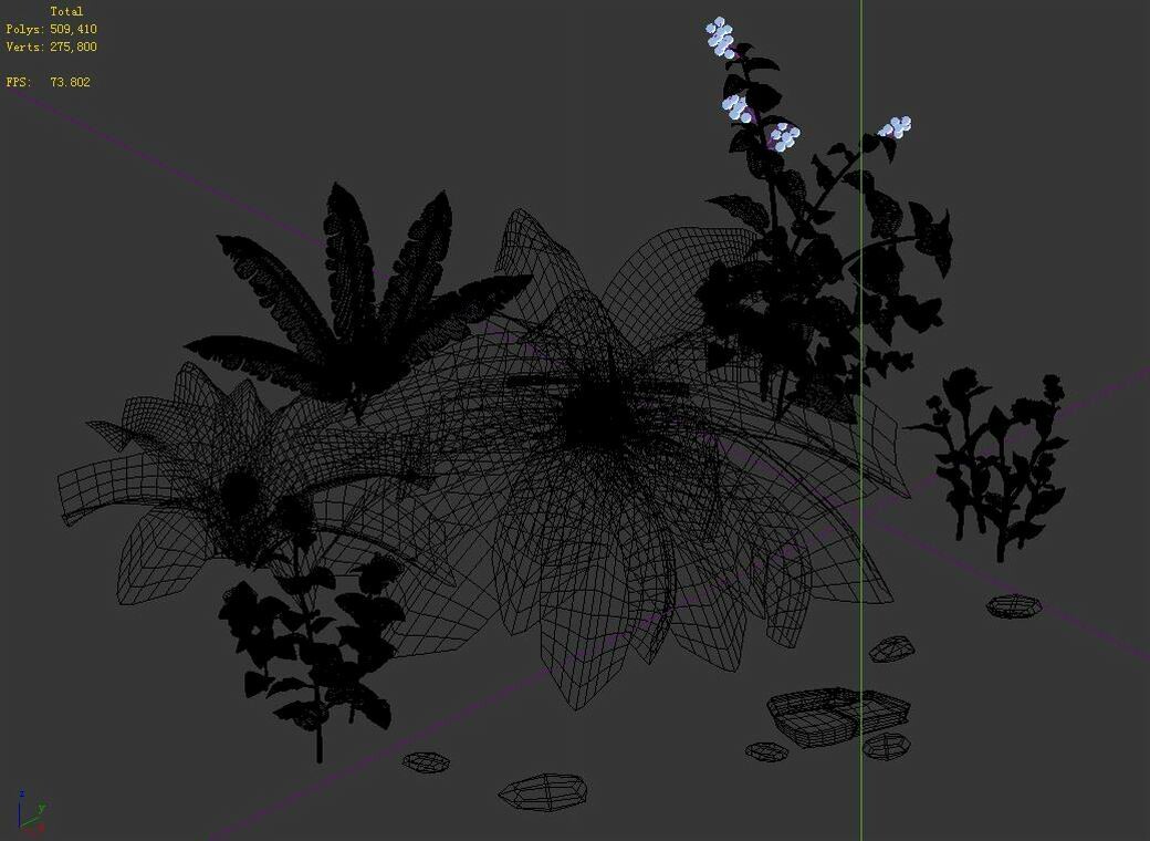 ArtStation - Plant - Dwarf Bushes 24 | Game Assets