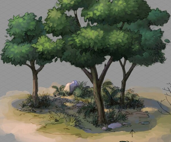 ArtStation - Plants - Shrubs 58 | Game Assets