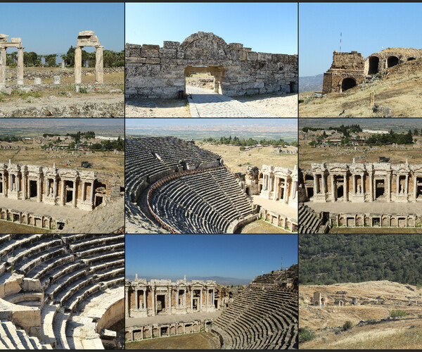 ArtStation - Ruins of ancient Hierapolis | Resources