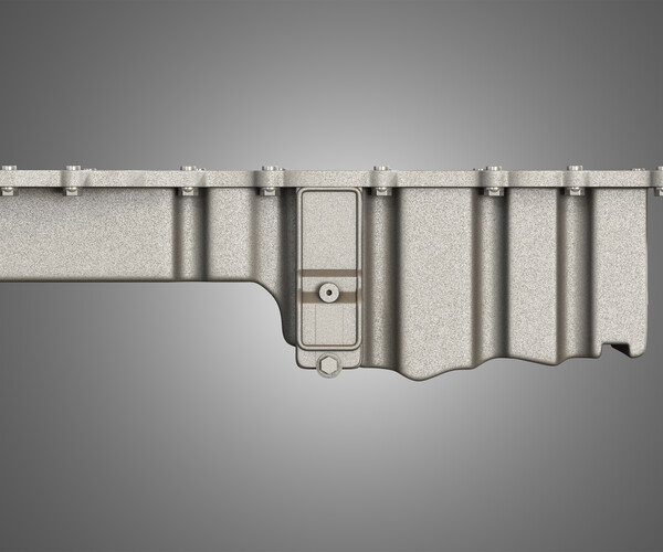 ArtStation - Oil Pan with Cover and Bolts | Resources