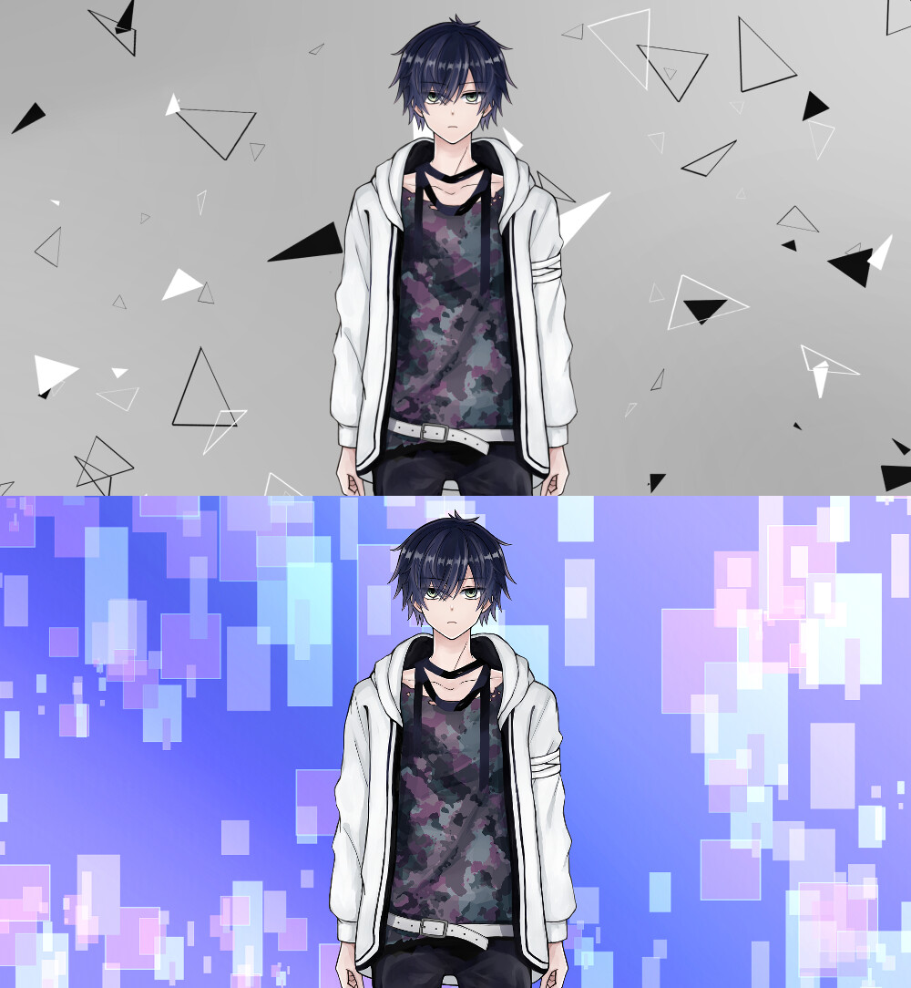 Hayuki - 【Live2D Model】Downer boy Ver.1