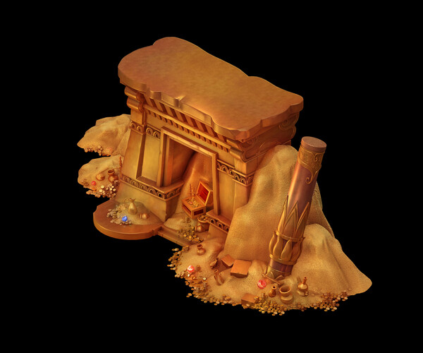 ArtStation - Aladdin - Treasure 01 | Game Assets