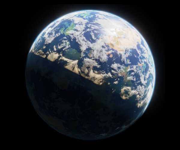 ArtStation - Procedurally Generated Planets in Blender | Resources