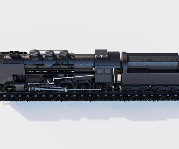 ArtStation - Mav Class 424 with railroad 3D model | Resources