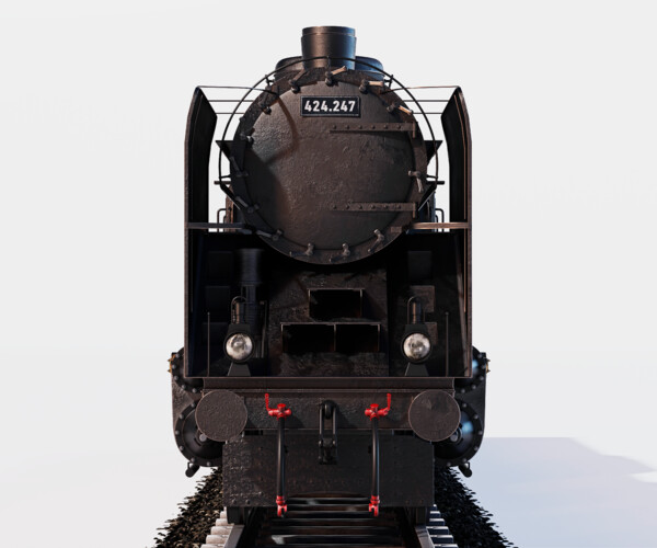 ArtStation - Mav Class 424 with railroad 3D model | Resources