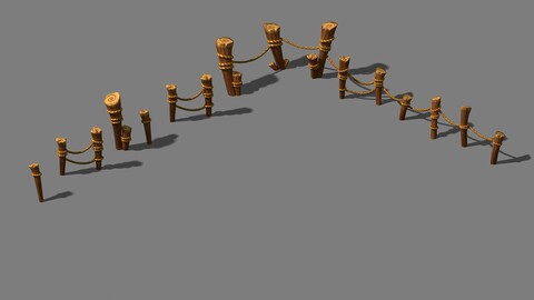 ArtStation - City - Railings | Game Assets