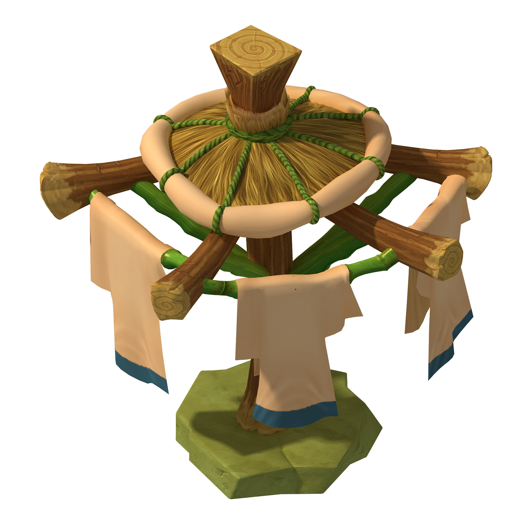 ArtStation - City - Clothing Rack | Game Assets