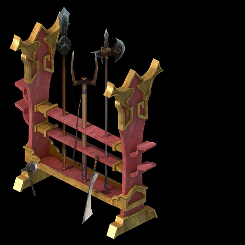 ArtStation - Props - Weapons Stand 117 | Game Assets