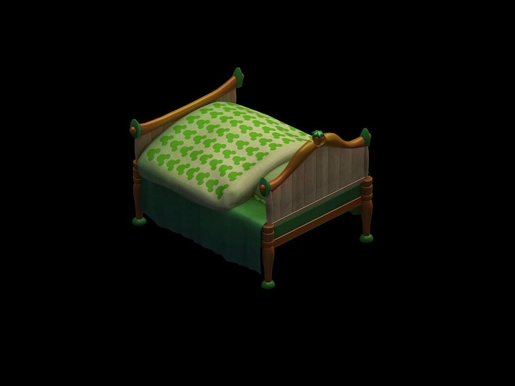 ArtStation - Players Family - Bed 01 | Game Assets